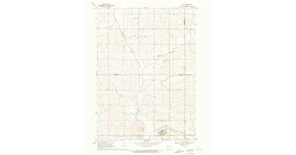1969 Map of Galva, IA — High-Res | Pastmaps