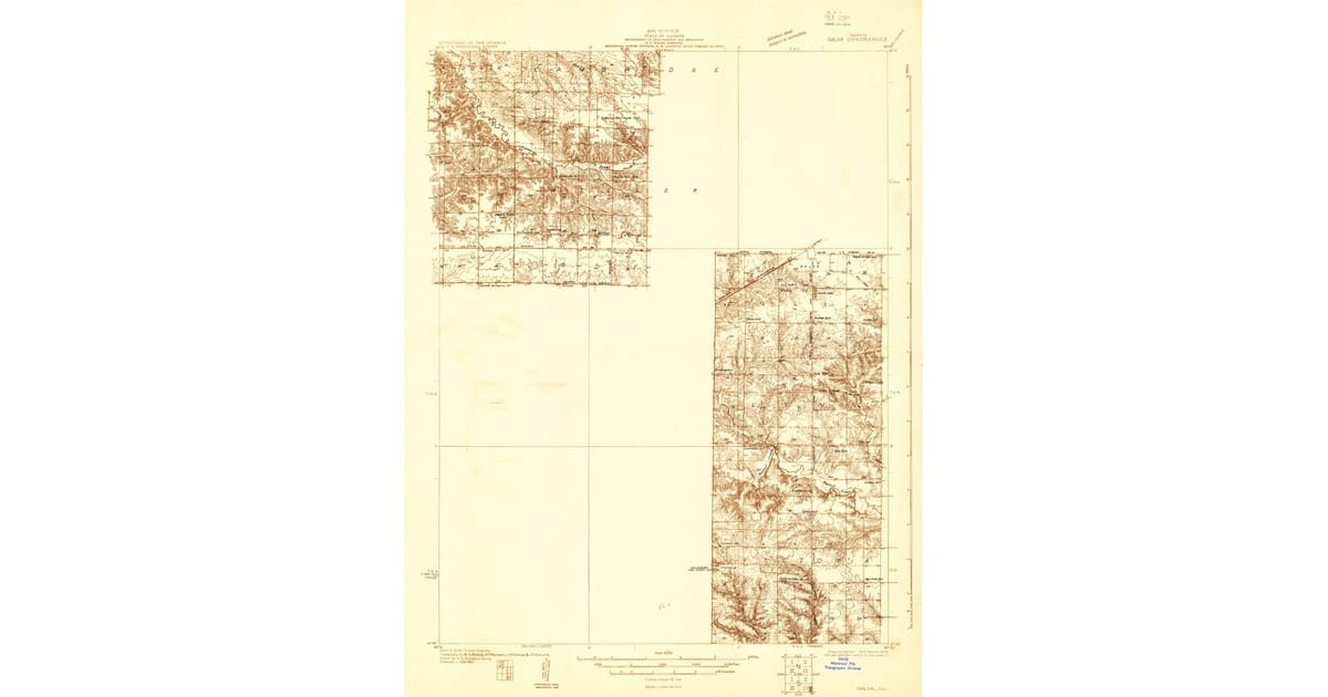 Old Historical Maps of Galva, IL | Pastmaps