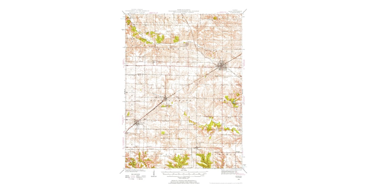 1940 Map of Galva, IL — High-Res | Pastmaps