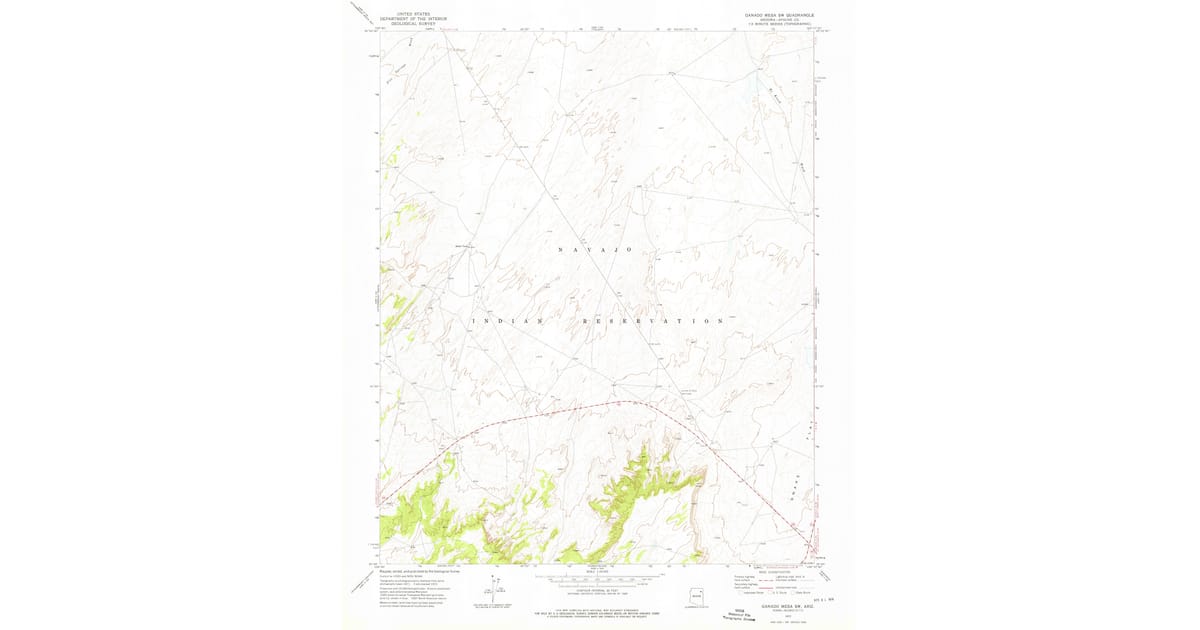 1970s Maps of Burnside, Fort Defiance Agency | Pastmaps