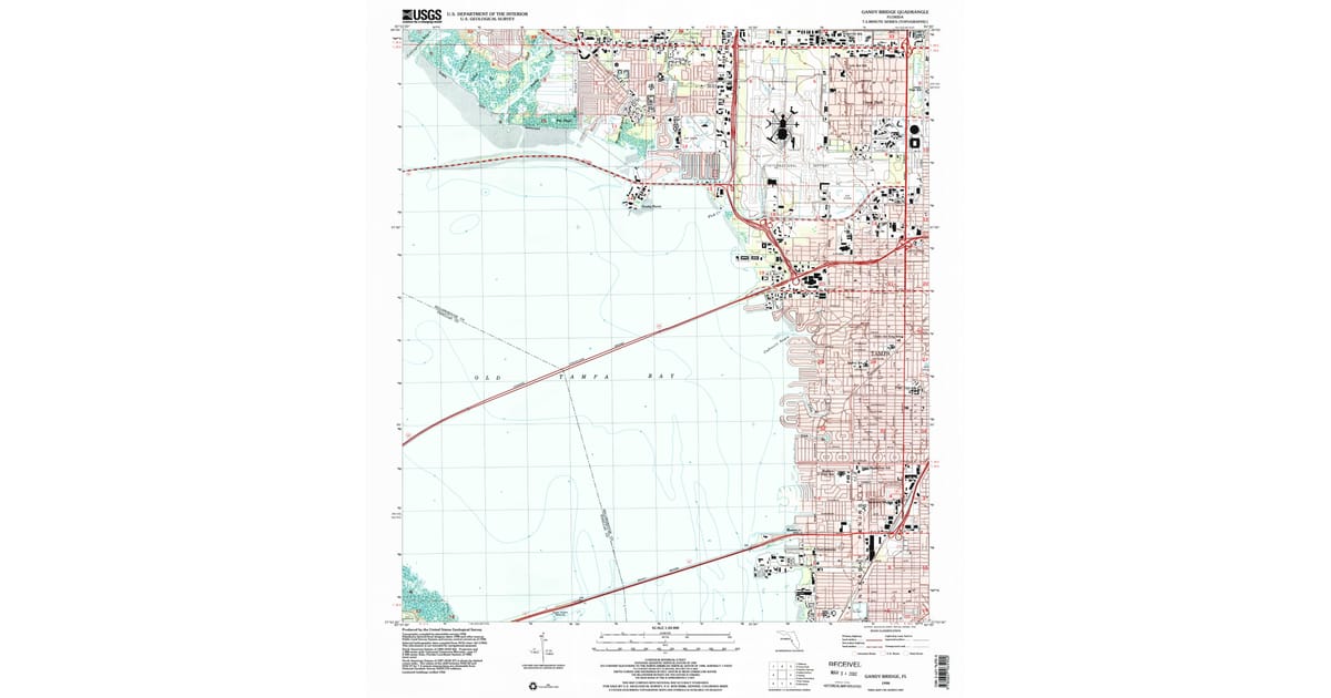 1990s Maps of Manhattan, Tampa | Pastmaps