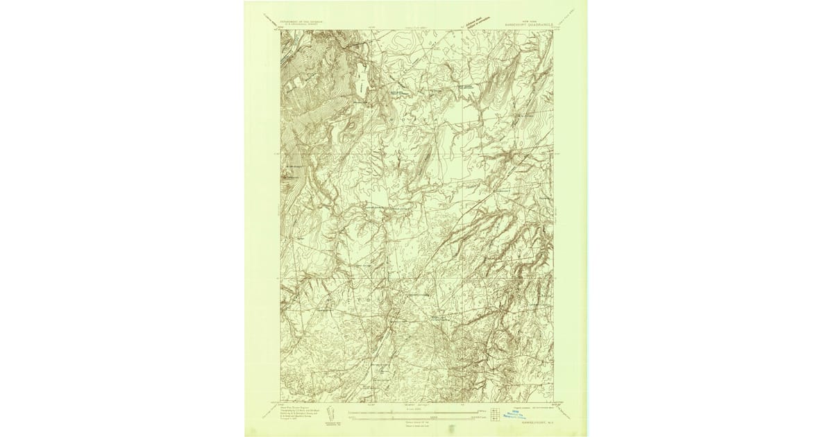 1935 Map of Gansevoort, Saratoga County, NY — High-Res | Pastmaps