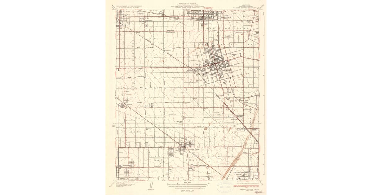 1930s Maps of Anaheim Resort District, Anaheim | Pastmaps