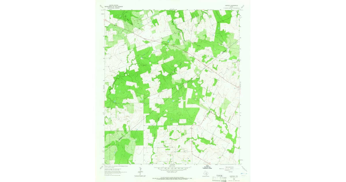 1960s Maps of Garfield, TX | Pastmaps