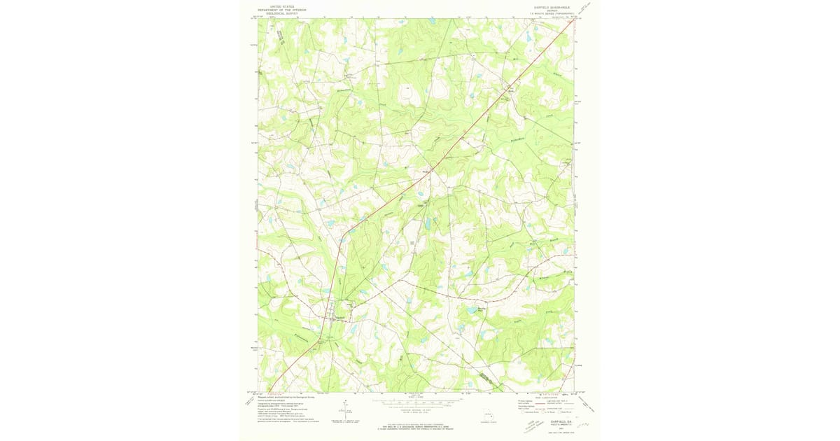 1970s Maps of Garfield, GA | Pastmaps