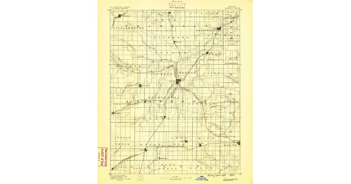 Old Maps of Harris, KS for Genealogy | Pastmaps