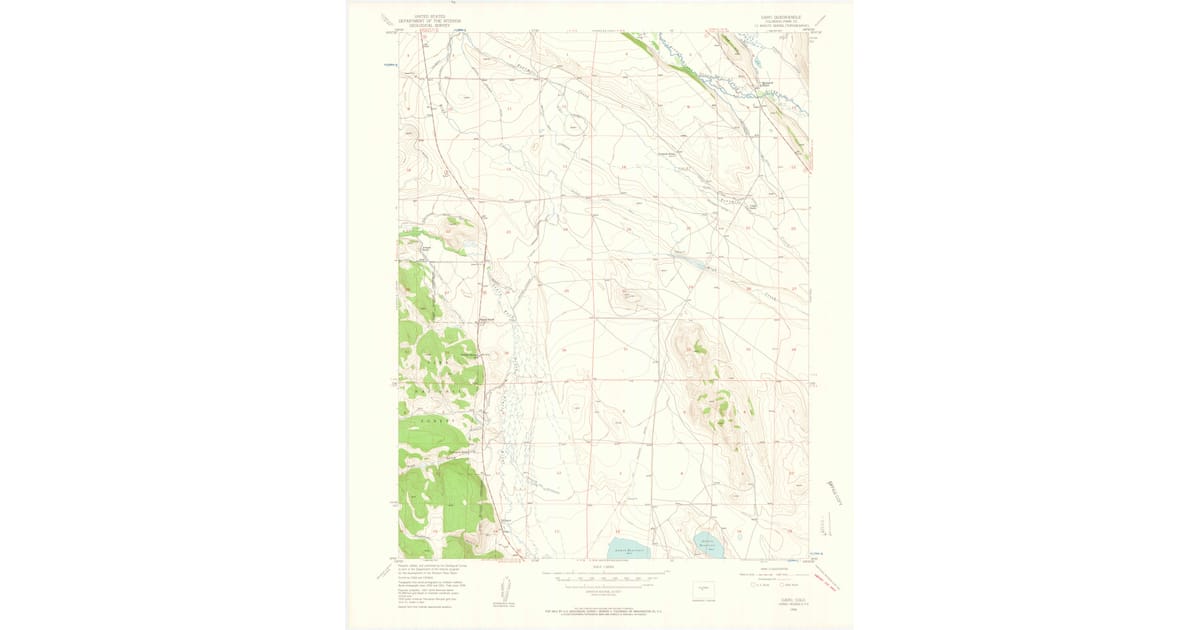 1956 Map of Garo, Park County, CO — High-Res | Pastmaps