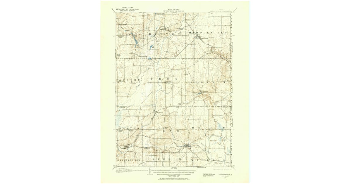 Old Maps of Freedom Township, OH | Pastmaps