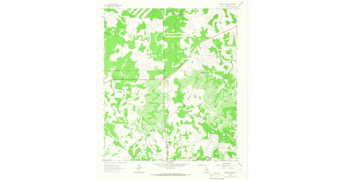 1960s Maps of Real County, TX | Pastmaps