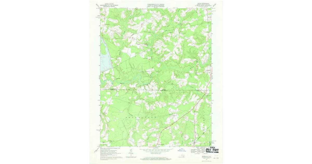 1960s Maps of Topsy, NC | Pastmaps