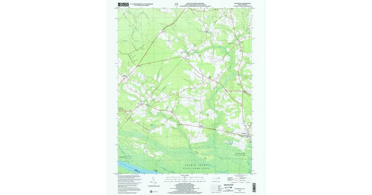 2000s (21st Century) Maps of Gates County, NC | Pastmaps