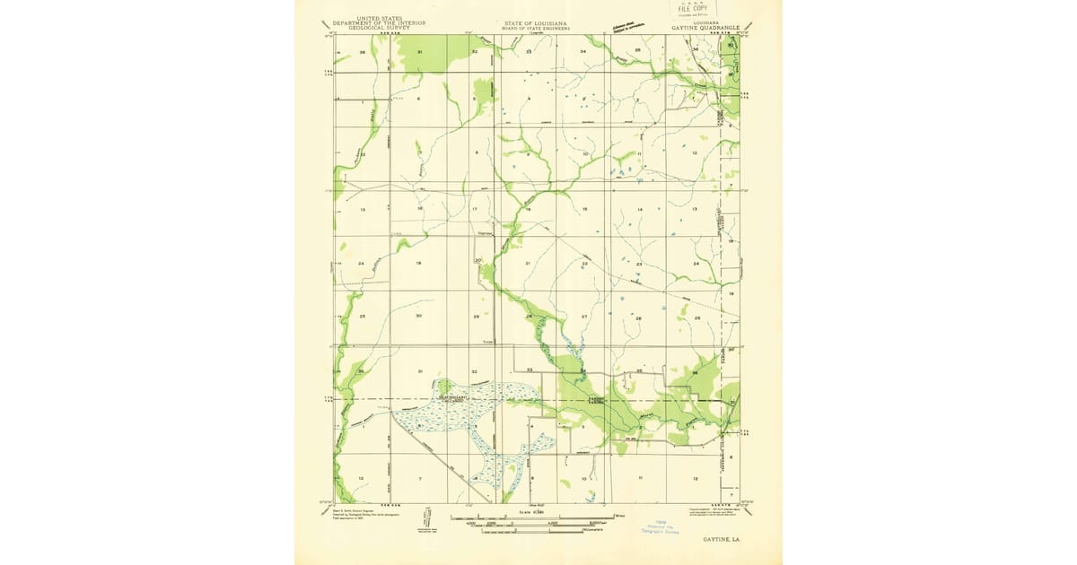 Old Maps of Jefferson Davis Parish, LA for Genealogy | Pastmaps