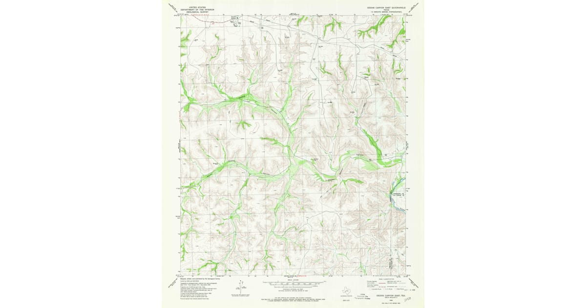 1980s Maps of Val Verde County, TX | Pastmaps
