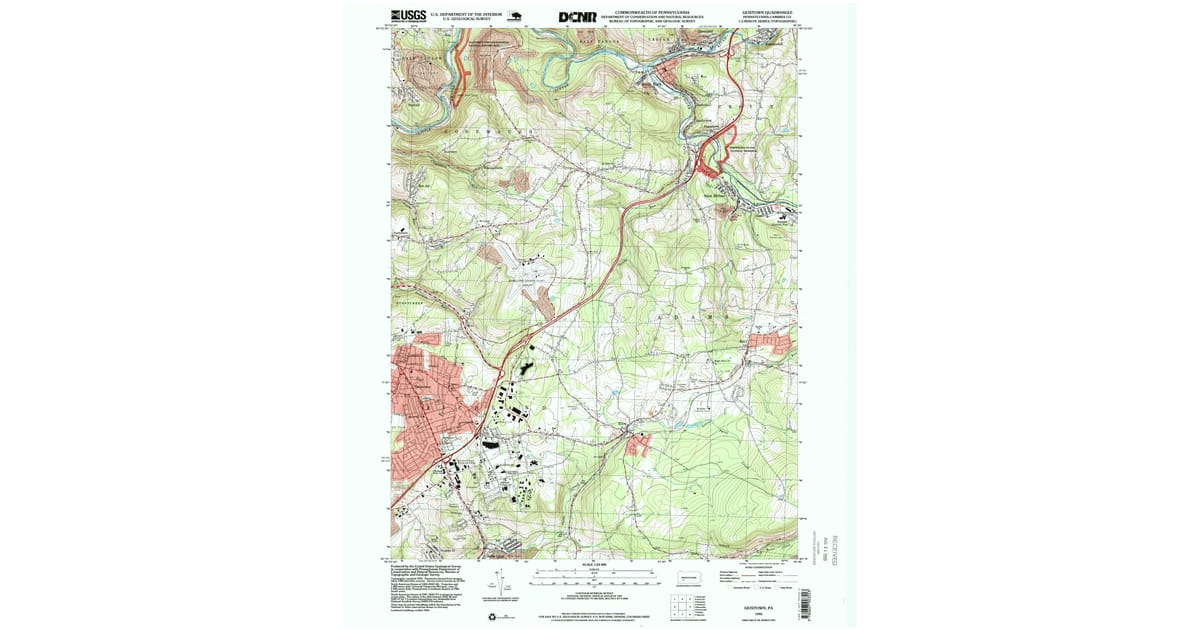 1990s Maps of Summerhill, Cambria County | Pastmaps
