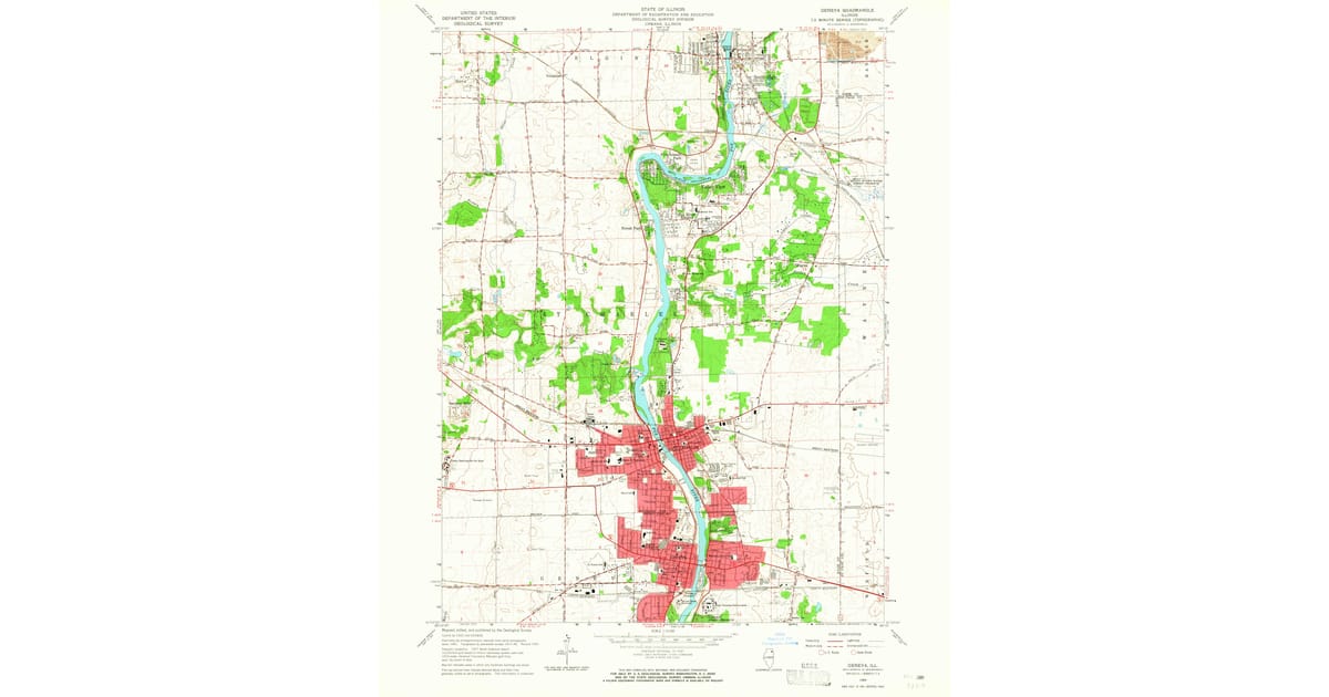 1964 Map of Geneva, IL — High-Res | Pastmaps