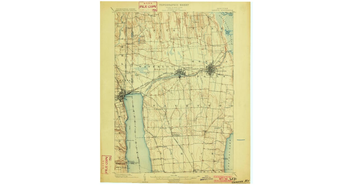 Old Maps of Seneca Falls, Seneca Falls | Pastmaps
