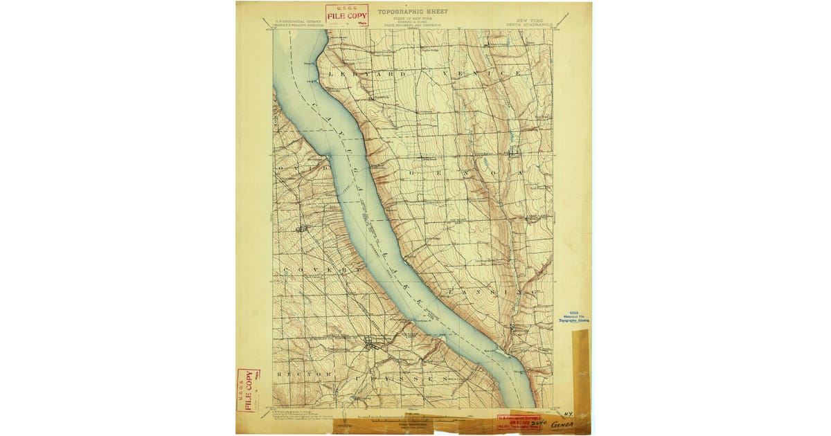 Old Maps of Bergen Beach, Covert for Metal Detecting | Pastmaps