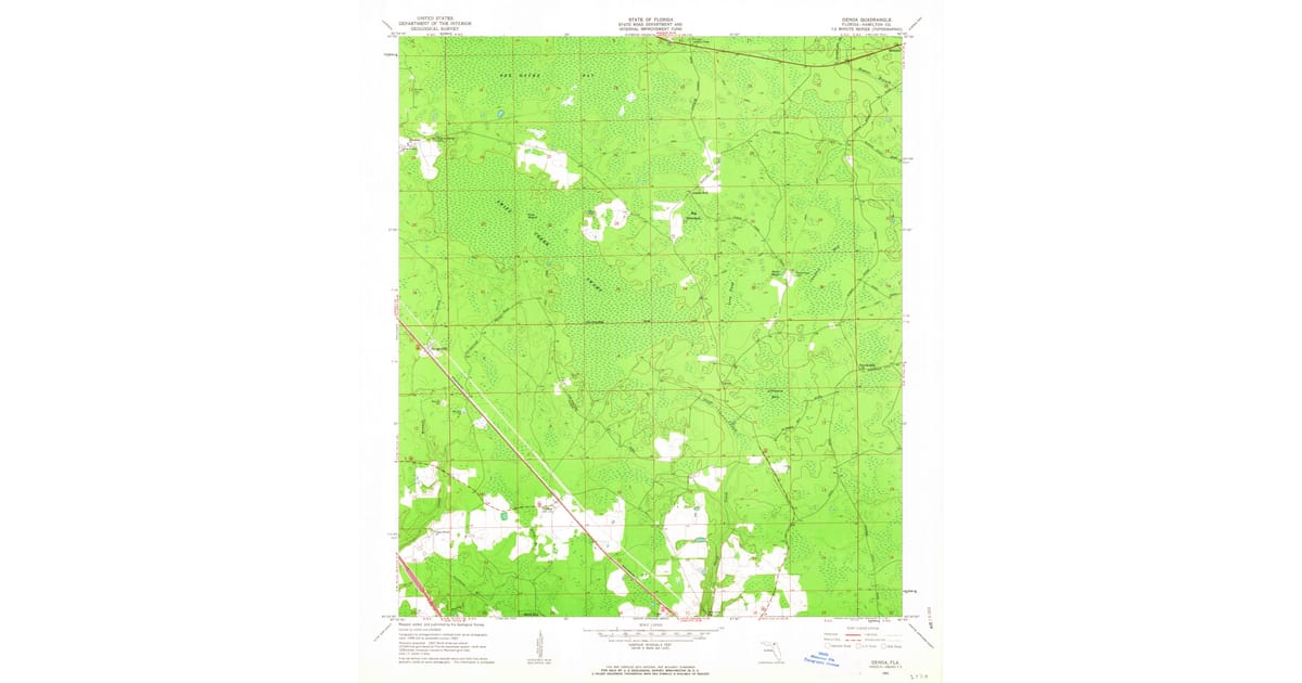 1960s Maps of Belmont, FL | Pastmaps