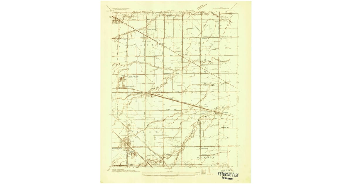 1935 Map of Genoa, OH — High-Res | Pastmaps