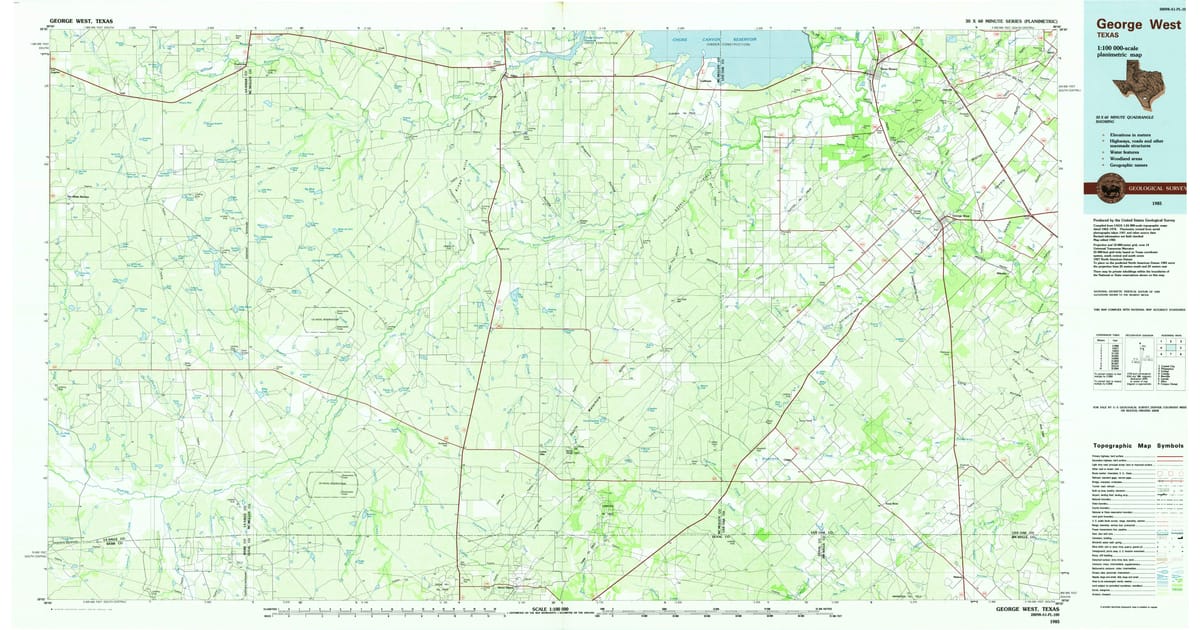 1980s Maps of McMullen County, TX | Pastmaps