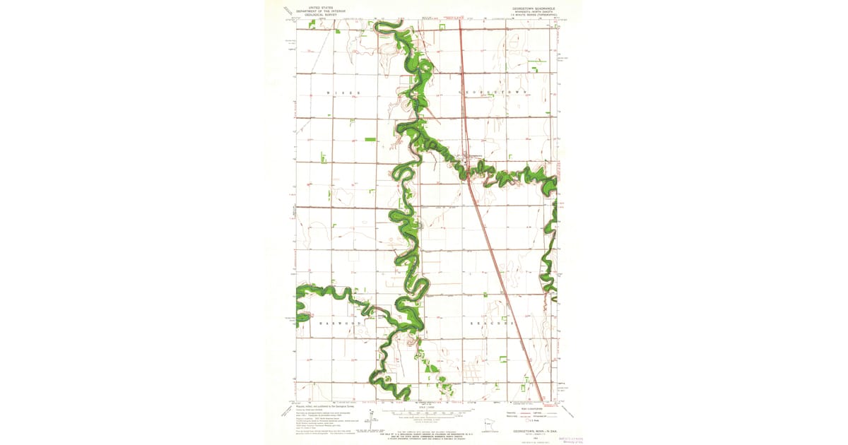 1960s Maps of Clay County, MN | Pastmaps