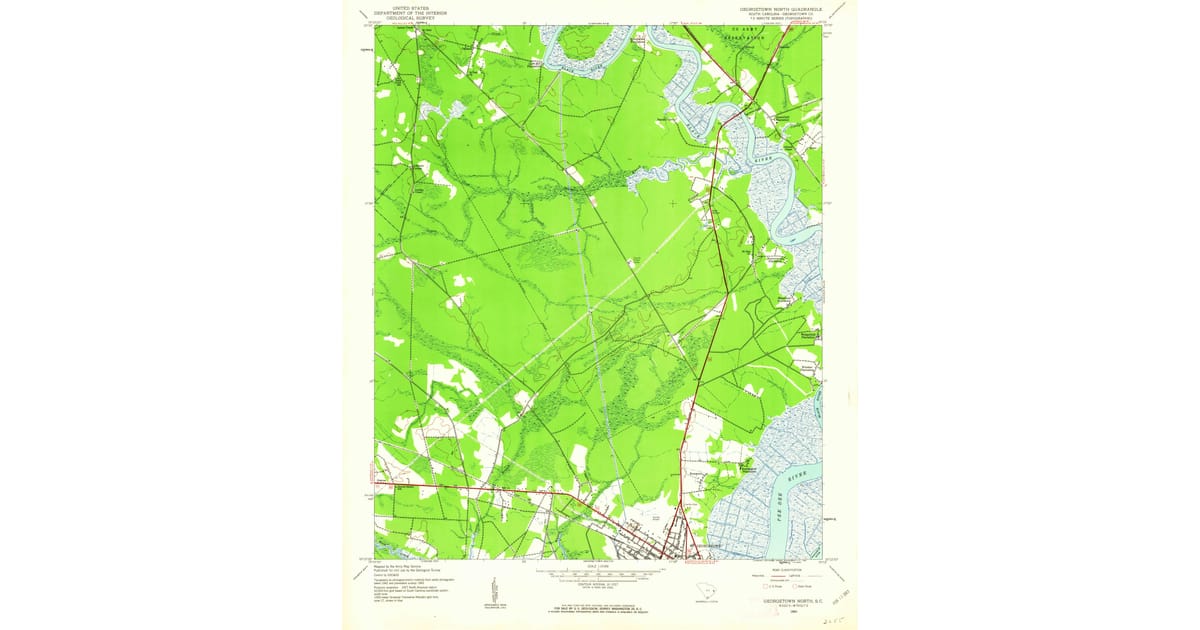 Old Maps of Georgetown, SC | Pastmaps
