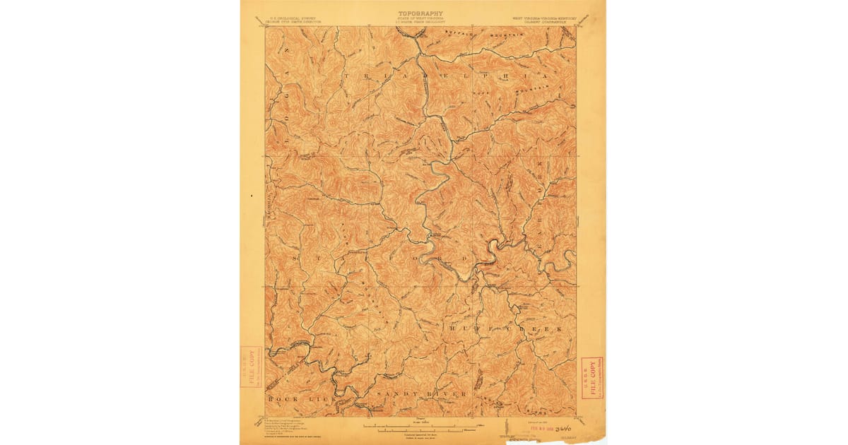 1910s Maps of Sprattsville, WV | Pastmaps