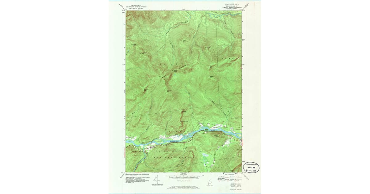 1970s Maps of Maine | Pastmaps