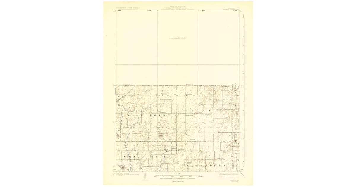 Old Maps of Jameson, MO | Pastmaps