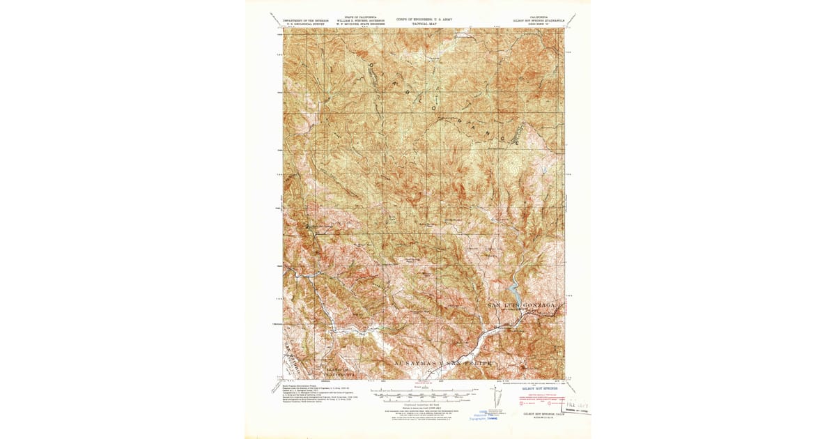 1940s Maps of Stanislaus County, CA | Pastmaps