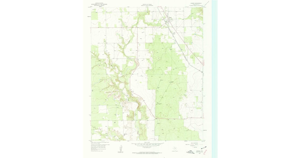 1959 Map of Girard, TX — High-Res | Pastmaps