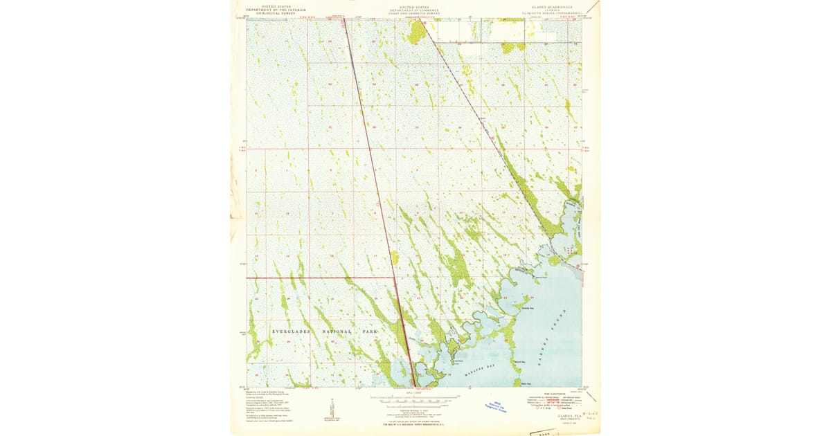 1950s Maps of Monroe County, FL | Pastmaps