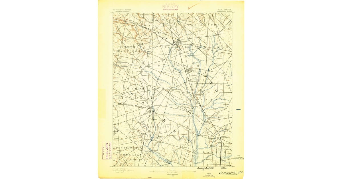 Old Maps of Husted, Upper Deerfield Township | Pastmaps