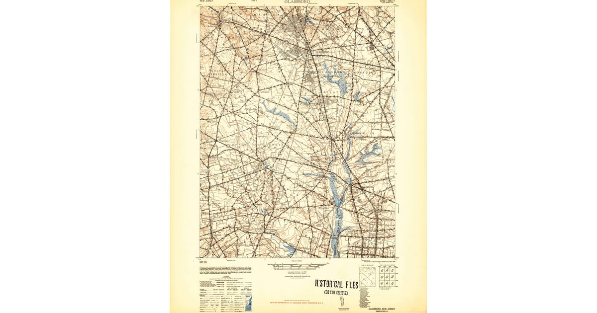 1948 Map of Glassboro, NJ — High-Res | Pastmaps