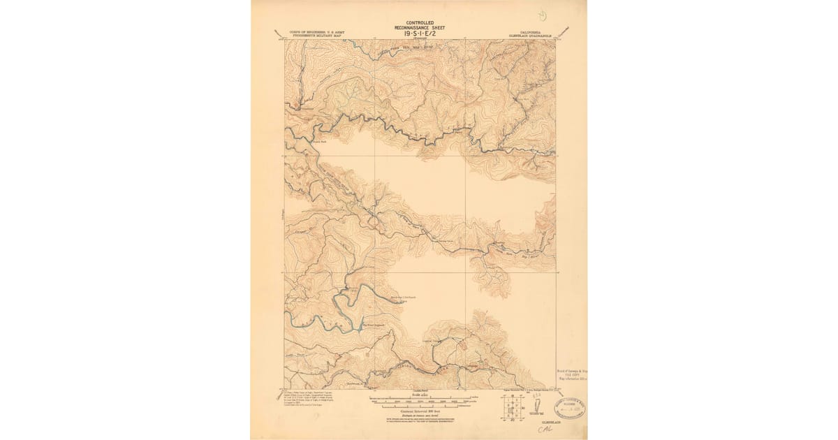 1920 Map of Glenblair, Mendocino County, CA — High-Res | Pastmaps