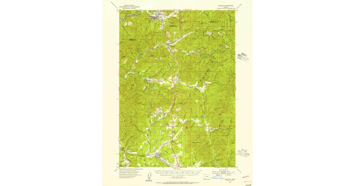 1950s Maps of Merlin, OR | Pastmaps