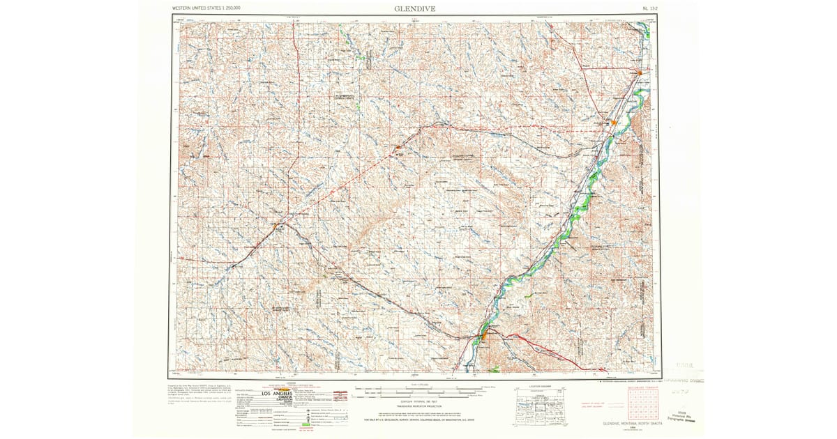Old Historical Maps of Circle, MT | Pastmaps