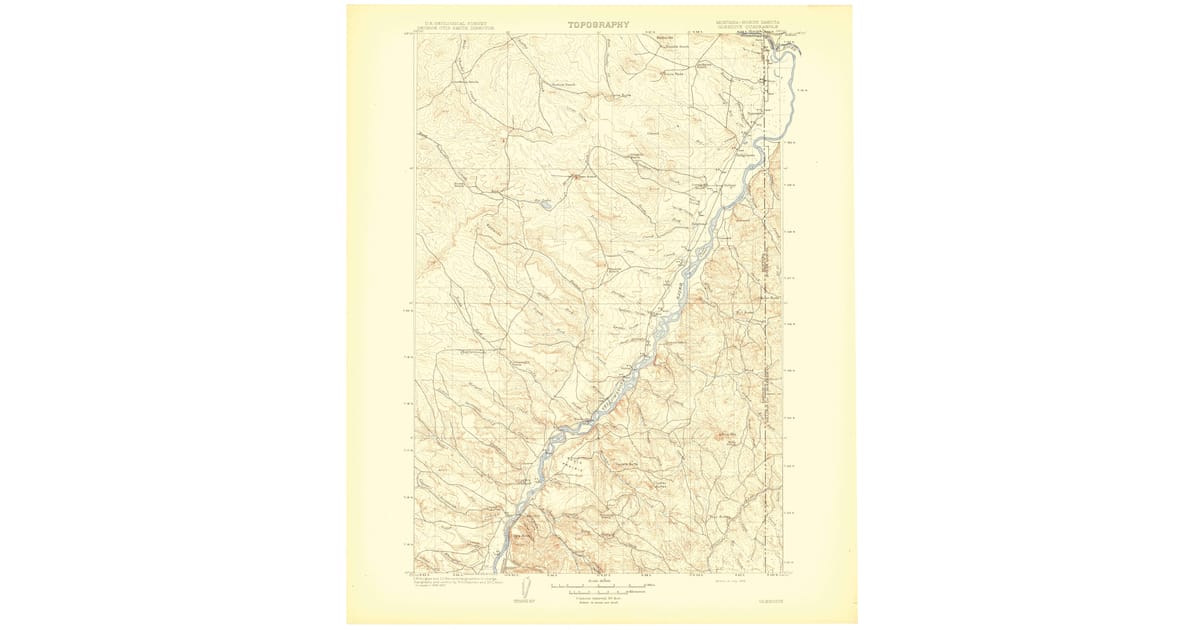 Old Maps of Red Top, MT | Pastmaps