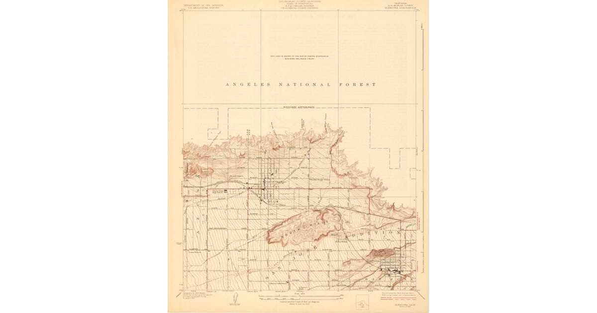 1920s Maps of La Verne, CA | Pastmaps
