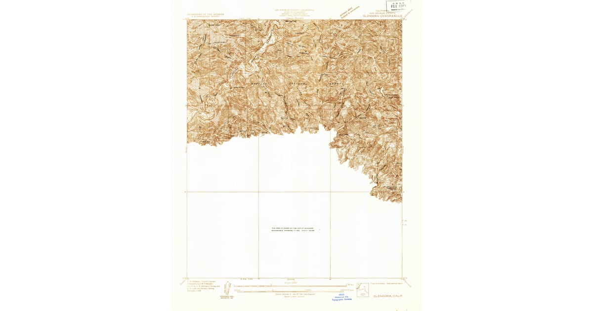 1930s Maps of La Verne, CA | Pastmaps