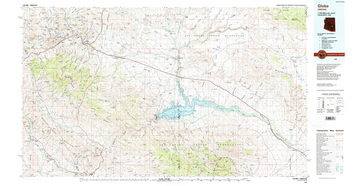1980s Maps of Calva, AZ | Pastmaps
