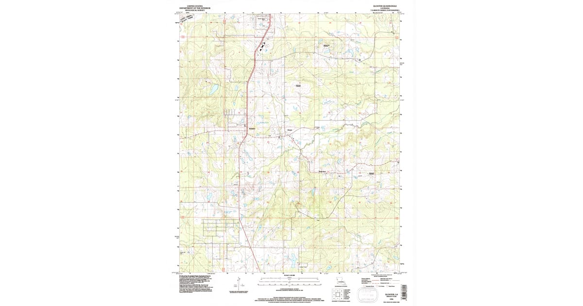 1990s Maps of Kickapoo, LA | Pastmaps