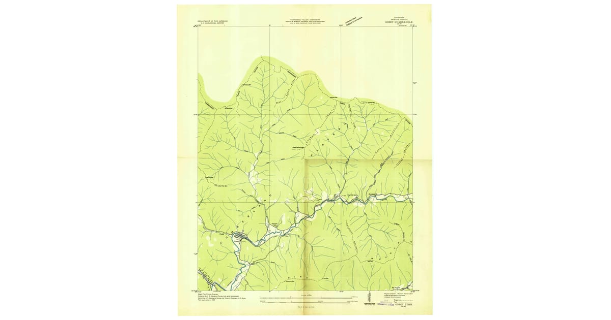 1930s Maps of Morgan County, TN | Pastmaps