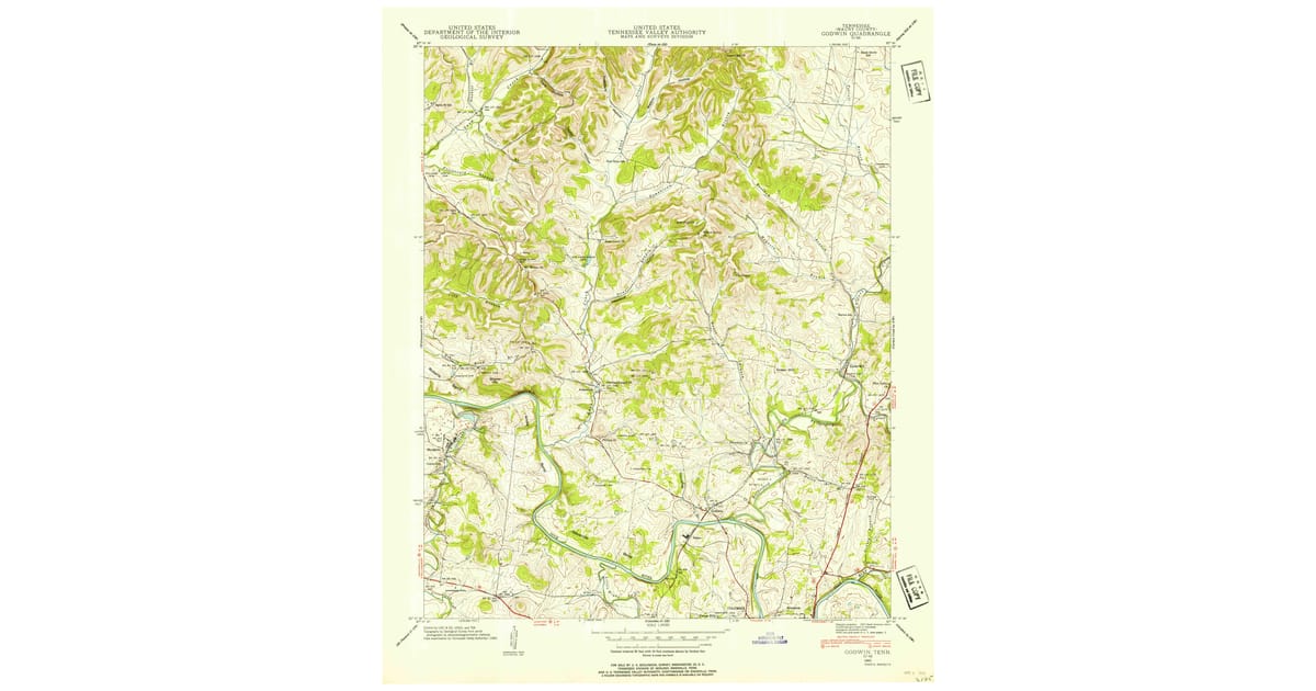 1940s Maps of Maury County, TN | Pastmaps