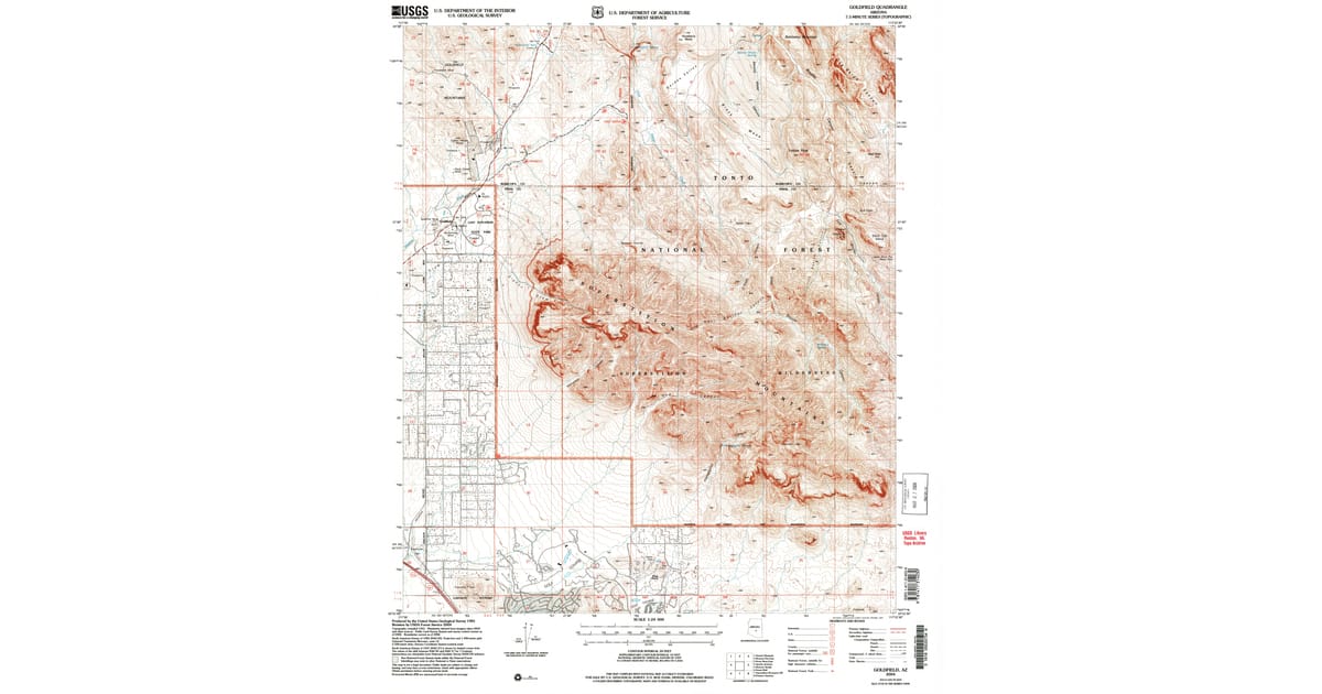 2000s (21st Century) Maps of Superstition Mountain, Pinal County | Pastmaps