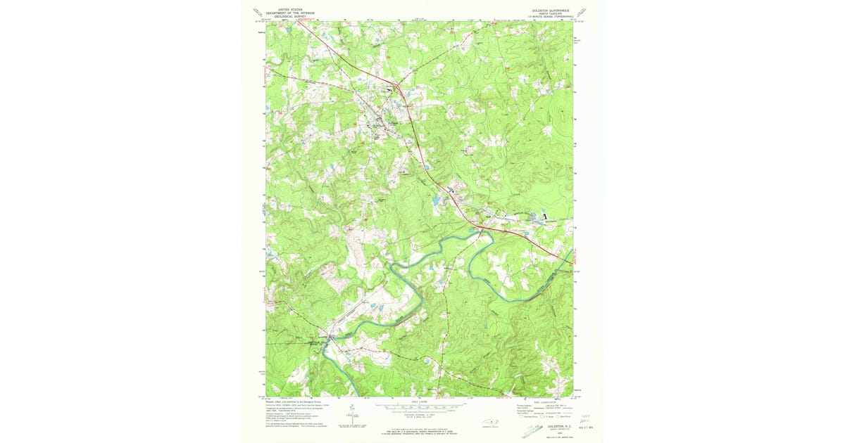 1970s Maps of Moore County, NC | Pastmaps