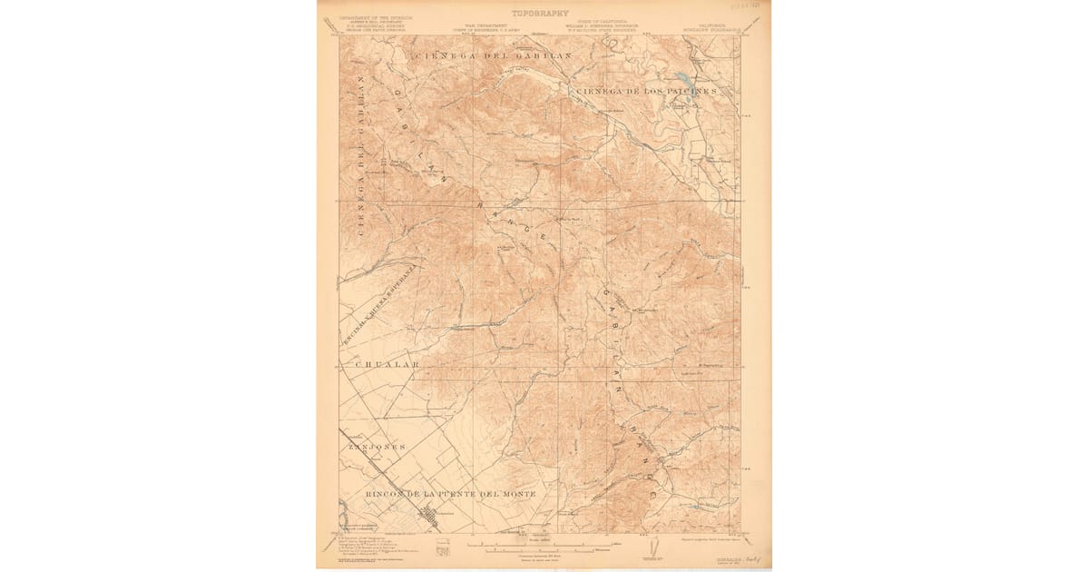 Old Maps of Paicines, CA | Pastmaps