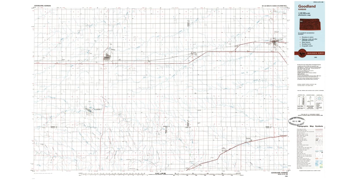 1980s Maps of Colby, KS | Pastmaps