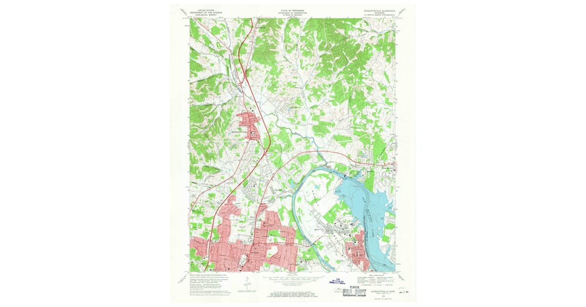 1960s Maps of Solitude Acres, Goodlettsville | Pastmaps