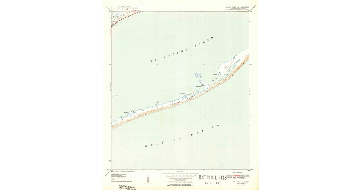 1950s Maps of Franklin County, FL | Pastmaps